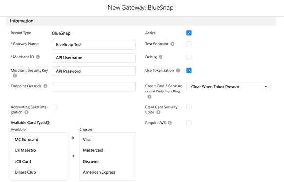 BluePay Salesforce Integration - Chargent by AppFrontier