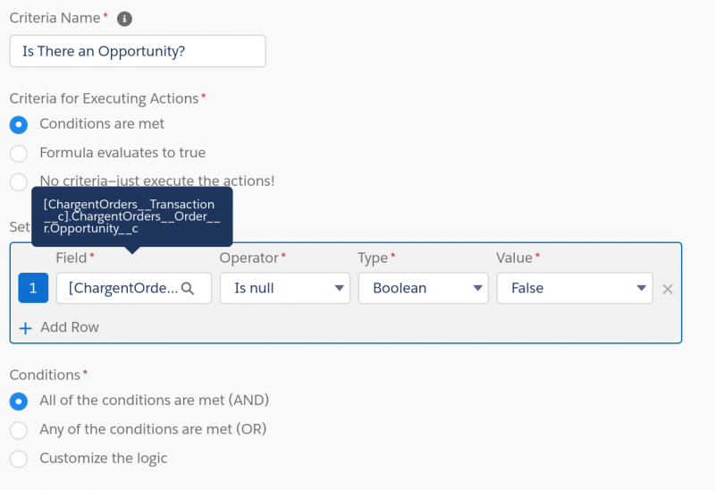 Automating Chargent With Process Builder - Chargent by AppFrontier