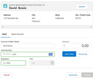 Chargent Payment Console - Chargent by AppFrontier