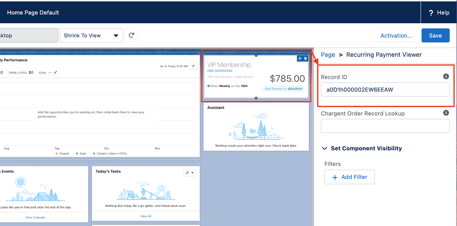 Payment Status Viewer - Chargent by AppFrontier