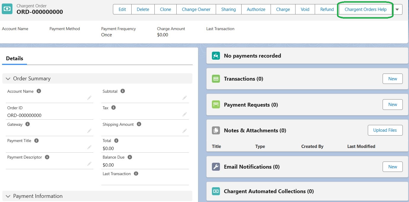 Context-Sensitive Help - Chargent by AppFrontier